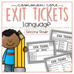 Common Core Exit Tickets: Second Grade Language - Mrs. Plemons ...