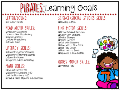 Preschool: Pirates {Plans and Printables} - Mrs. Plemons' Kindergarten