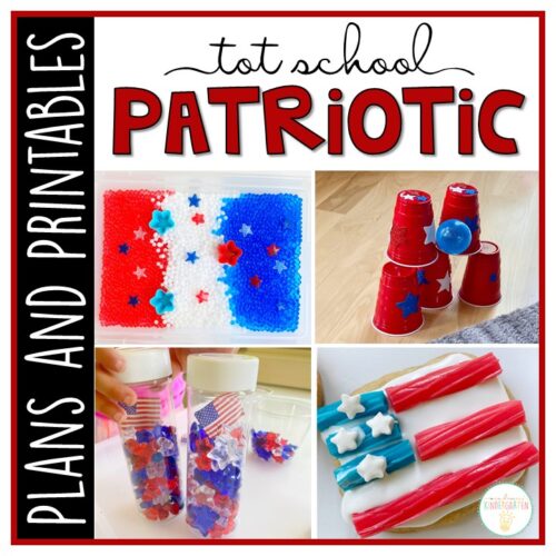 Tot School: Patriotic {Plans and Printables} - Mrs. Plemons' Kindergarten