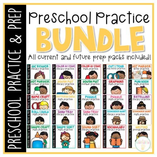 Preschool Practice & Prep Early Learning BUNDLE - Mrs. Plemons ...